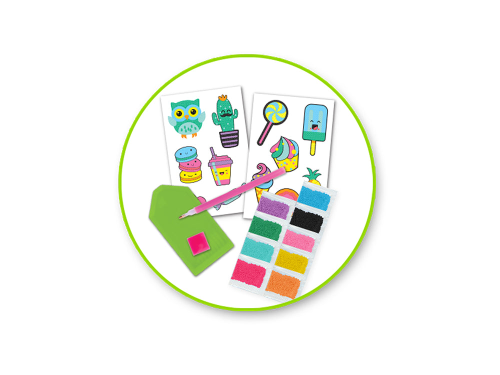 DIY Krafty Kids Frenzy Candy Diamond Art Sticker Facet Bead Craft Kit ...