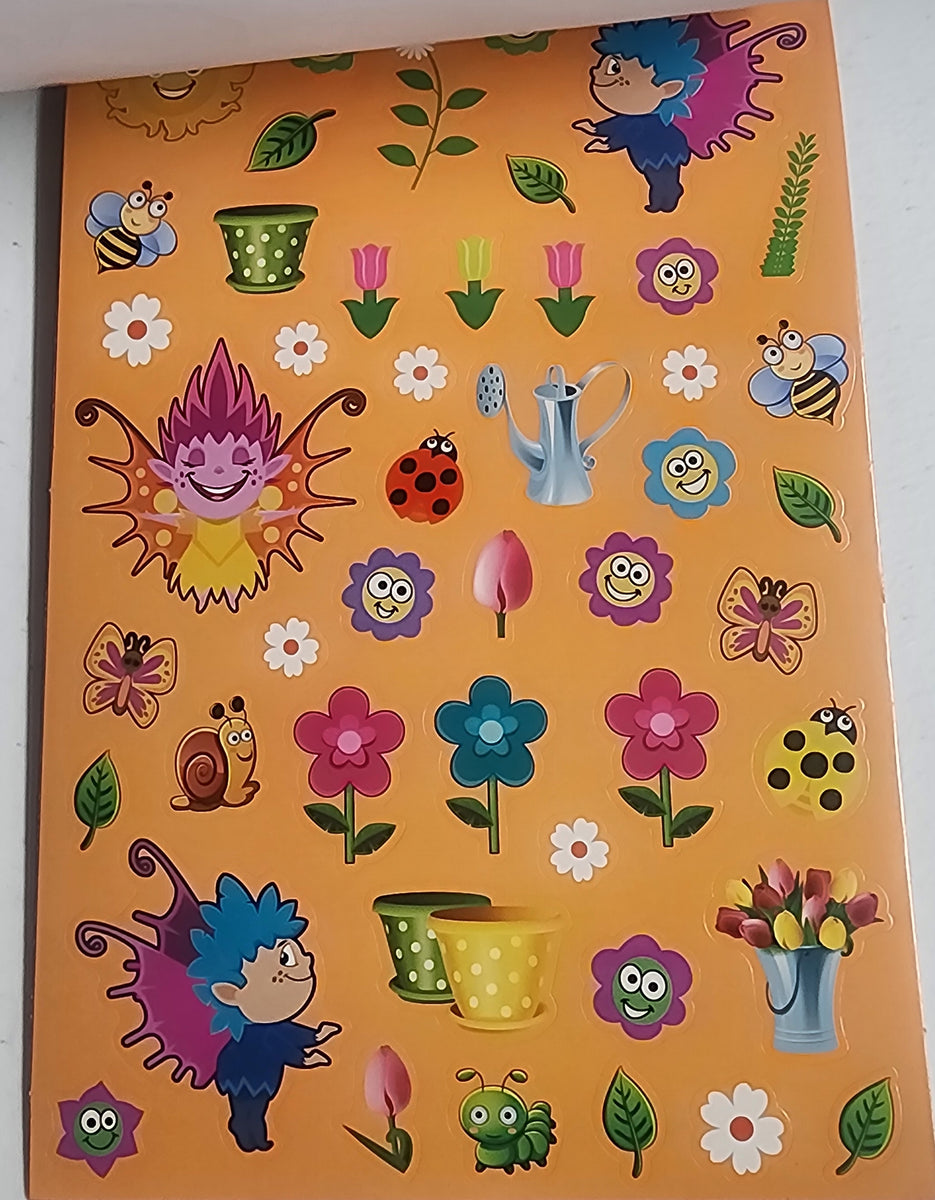 DIY Flower Garden Sticker Book 286 stickers – Craft and Treasure Cove